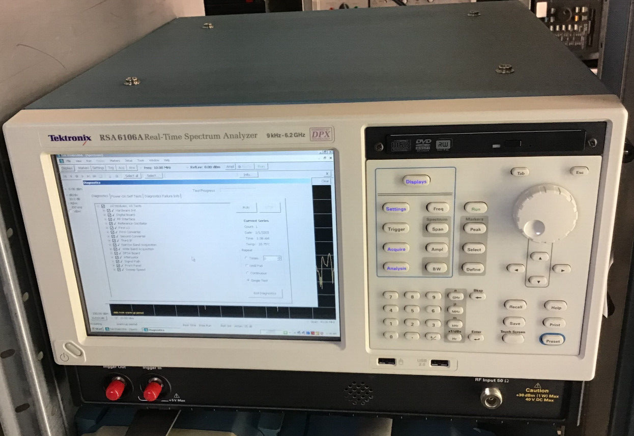Tektronix RSA6106A Real-Time Spectrum Analyzer 9kHz - 6,2GHz 6GHz | eBay.de