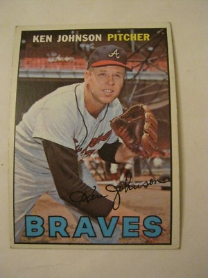 1967 Topps #101 Ken Johnson Baseball Card (CS-27) | eBay