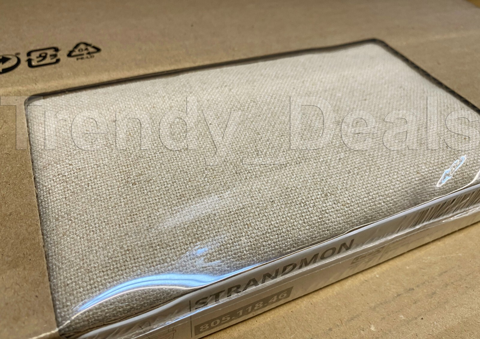 Ikea STRANDMON Cover Slipcover for Wing Chair Risane Natural 805.118.46 ...