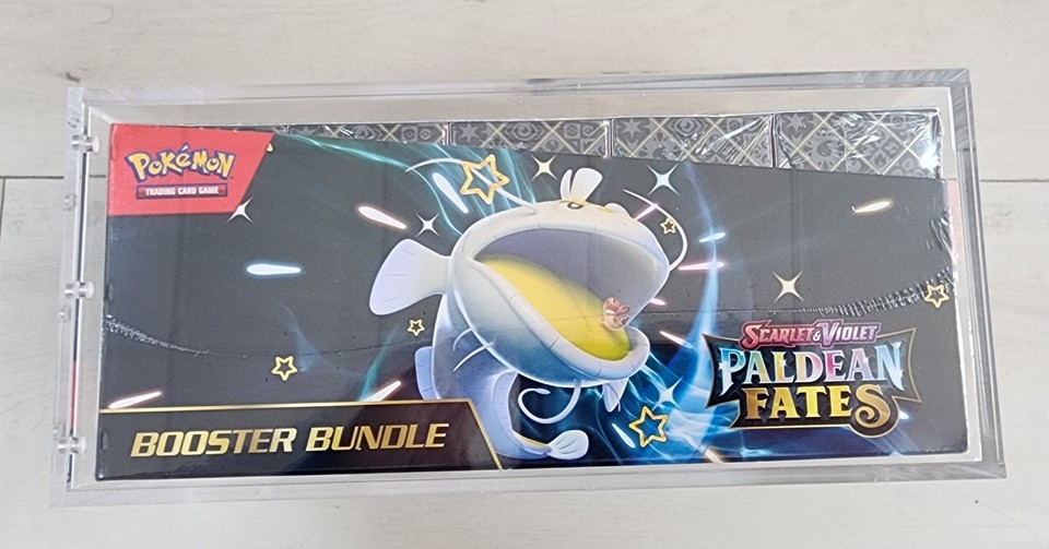 Pokemon Booster Bundle Display Acrylic Case-Magnetic Lid-Fast Shipping ...
