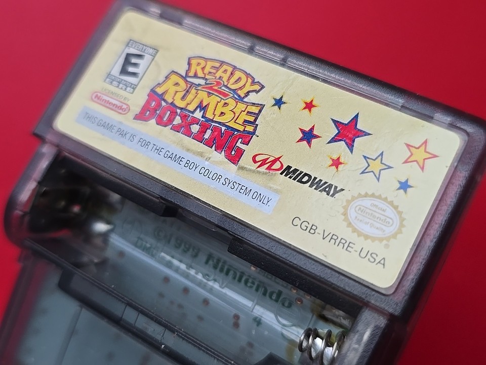 Game Boy Color Nintendo GBC Lot 4 Rumble Games Star Wars Boxing More No ...