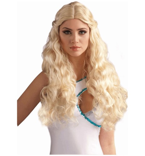 Venus Greek Goddess Roman Medieval Renaissance Blonde Women Costume Wig ...