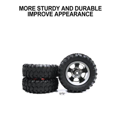 RCGOFOLLOW 2pcs Plastic Durable Wheel Rims Tyre For 1/10 Rc Wheel Rims Tyre WPL | eBay