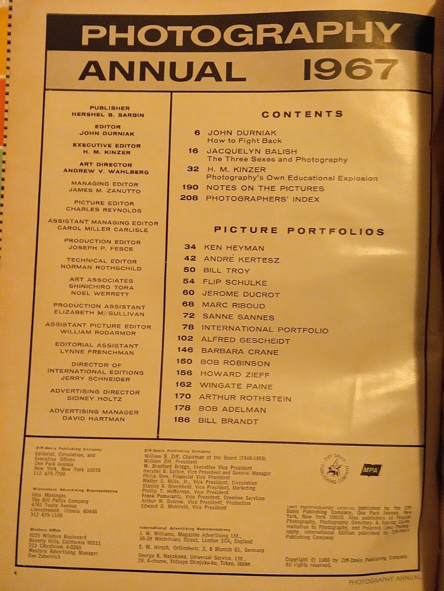 1967 Popular Photography- Photography 1967 Annual Edition Magazine | eBay