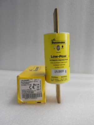New Bussmann LPJ-200SPI 200 Amp Fuse Indicating Class J Low Peak NEW ...