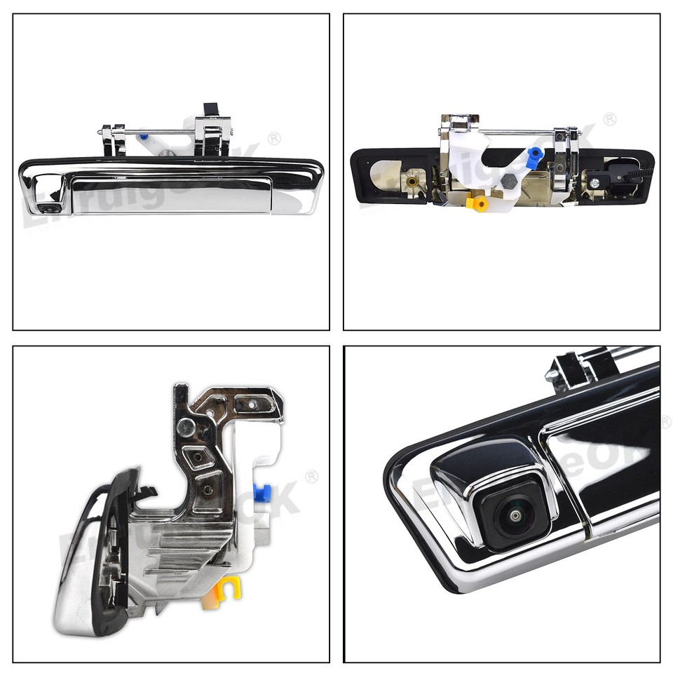 Silver Tailgate Handle with Revere Backup Camera for Isuzu D-Max Dmax ...