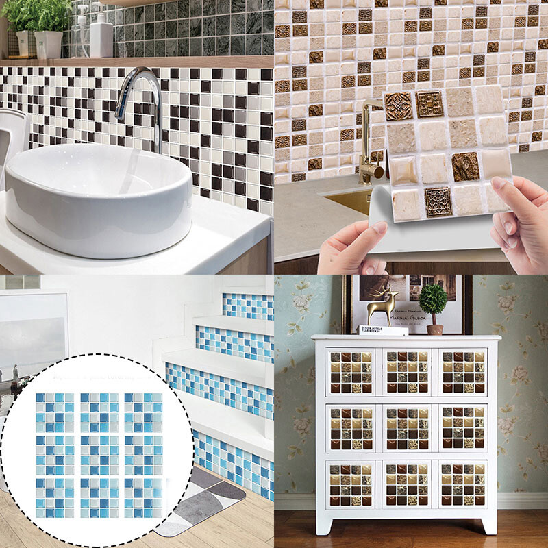 Tile Stickers Bathroom AlwaysH 20pcs Self Adhesive Tile Stickers