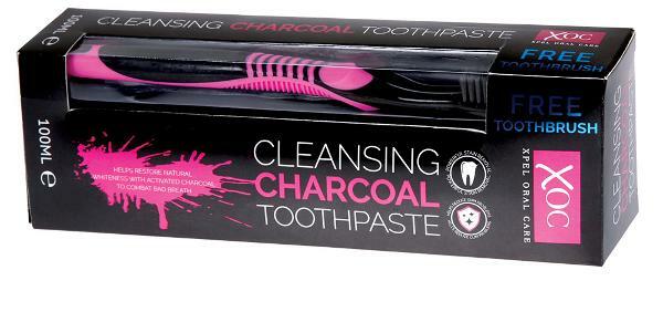 3 X XOC Cleansing Charcoal Toothpaste Toothbrush 100ml Xo002 for sale ...