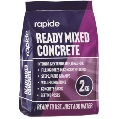 Rapide Ready Mixed Concrete 2kg - Ready to use - Just add water | eBay UK