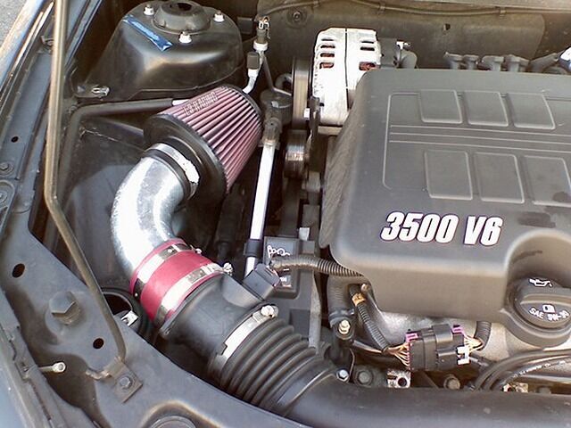 Short Ram Air Intake Kit + RED Filter For 04-11 Chevy Malibu 3.5L 3.6L ...