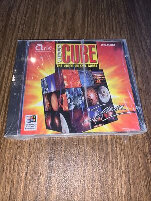 Video Cube The Video Puzzle Game PC CD-ROM 1994 SoftKey Microsoft ...