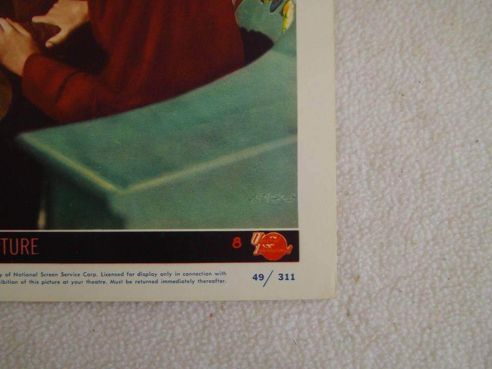 ILLEGAL ENTRY Orig. Crime Film Lobby Card #8 - 1949 Near Mint Cond. | eBay
