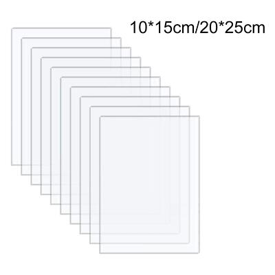 10x Writable Photo Frame Replacement Sheet Backing Board Message Boards ...