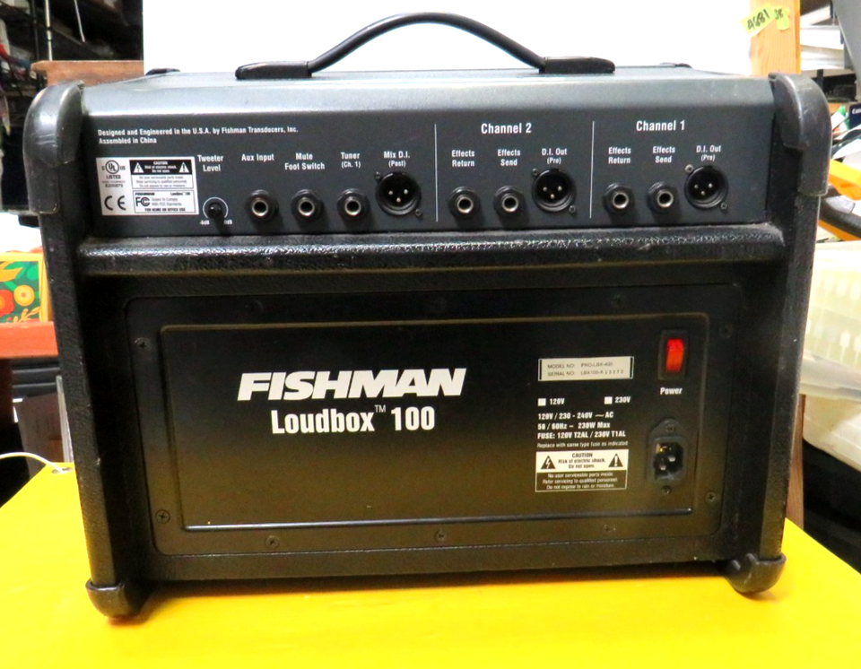 Fishman Loudbox 100 Artist 230 Watt Acoustic Guitar Amplifier PRO-LBX ...