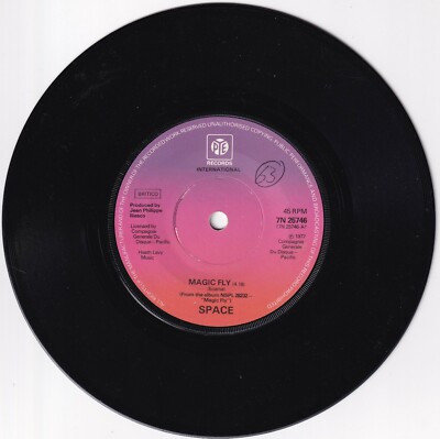 Space - Magic Fly - 7" Vinyl 45 Record 1977 (I16) | eBay