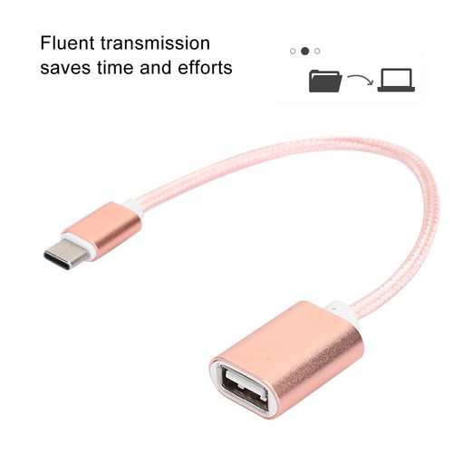 2Pcs TypeC Patch Cord USB Box USB Flash Disk Card Reader Transfer OTG ...