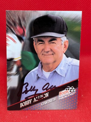 AUTOGRAPH on card: Bobby Allison 1994 Finish Line #132 | eBay