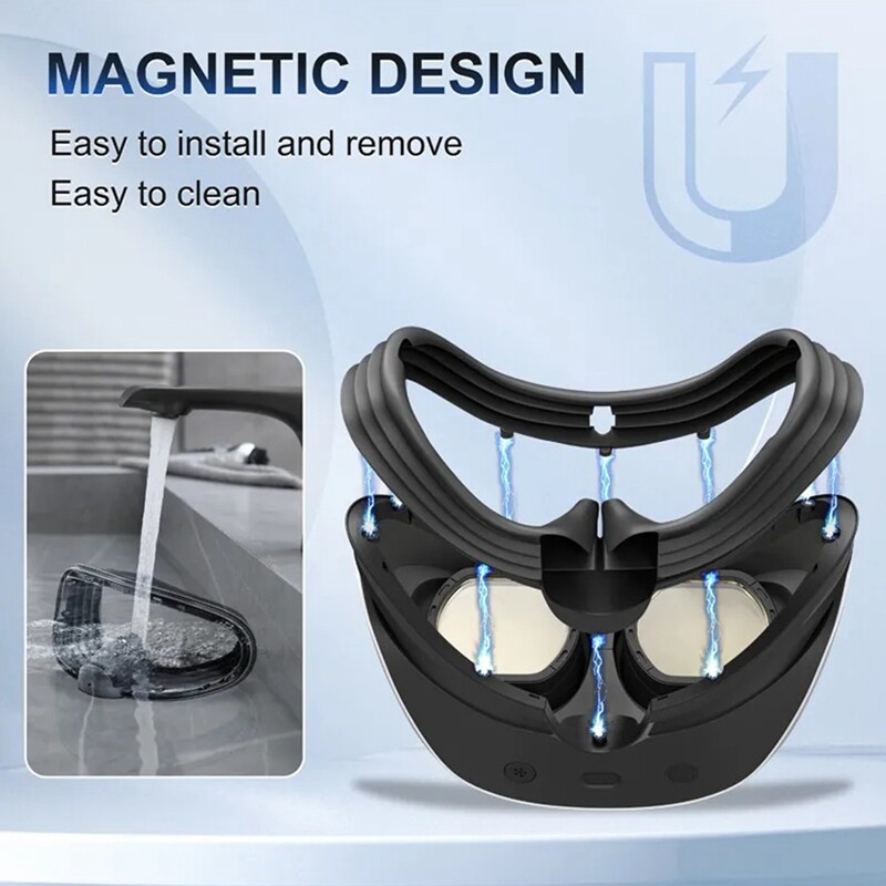 VR Face Cover Replacement Face Pad for PSVR2 Headset Magnetic ...