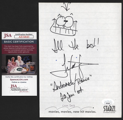 LEXA DOIG ANDROMEDA Signed Autograph 6.5 x 9 Cut JSA | eBay