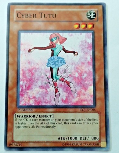 Yu-Gi-Oh Cyber Tutu Enemy of Justice EOJ-EN005 Unlimited - Uncirculated ...