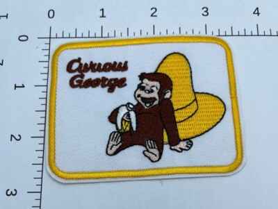 Curious George monkey Iron-on Embroidered Hard Rock Band Patches #647 ...