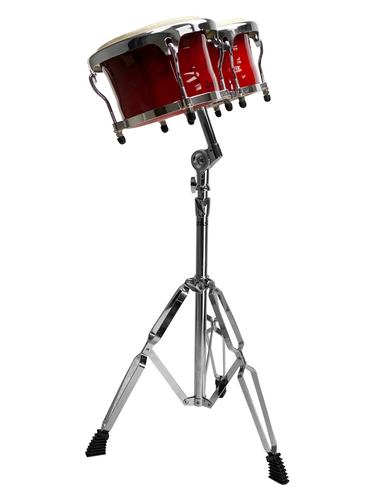 Bongo Stand & Redwood Bongos Adjustable Chrome Heavy Duty Double Braced ...
