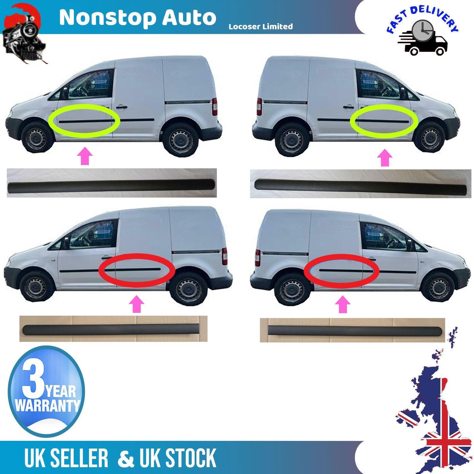 Door Panel Trim Moulding Strap Front & Rear Left and Right Side Fits VW ...