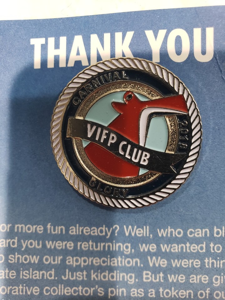 Carnival Glory 2014 VIFP Club Pin 3 Pcs | eBay