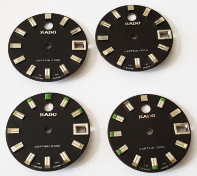 Lot 4 Nos Original Dial Vintage Rado Captain Cook Automatic Mark ii 2 ...