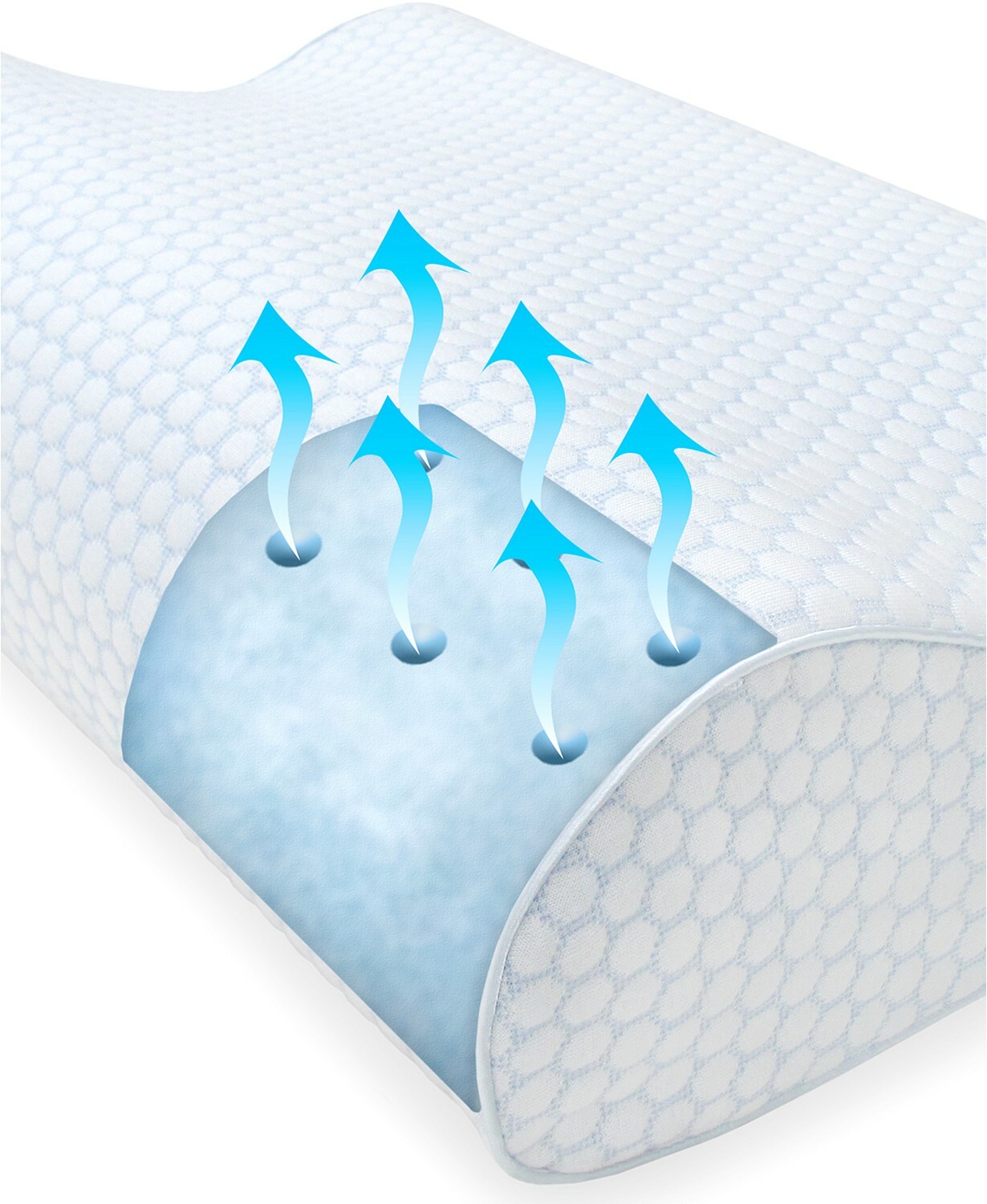Sensorpedic sensorGEL Gel Infused Memory Foam Contour King Pillow MSRP ...