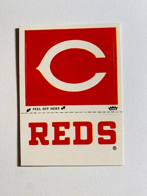 1980 FLEER CINCINNATI REDS TEAM LOGO STICKER NM MLB BASEBALL CARD | eBay