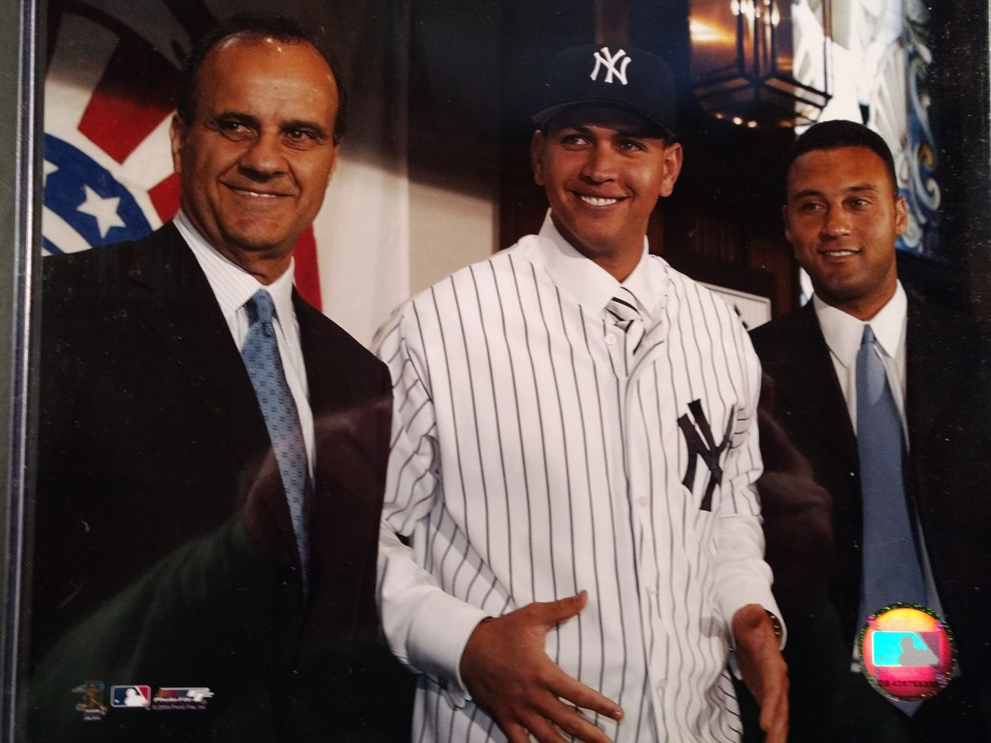 Alex Rodriguez Signs With Yankees Joe Torre & Derek Jeter 8x10 Photo | eBay