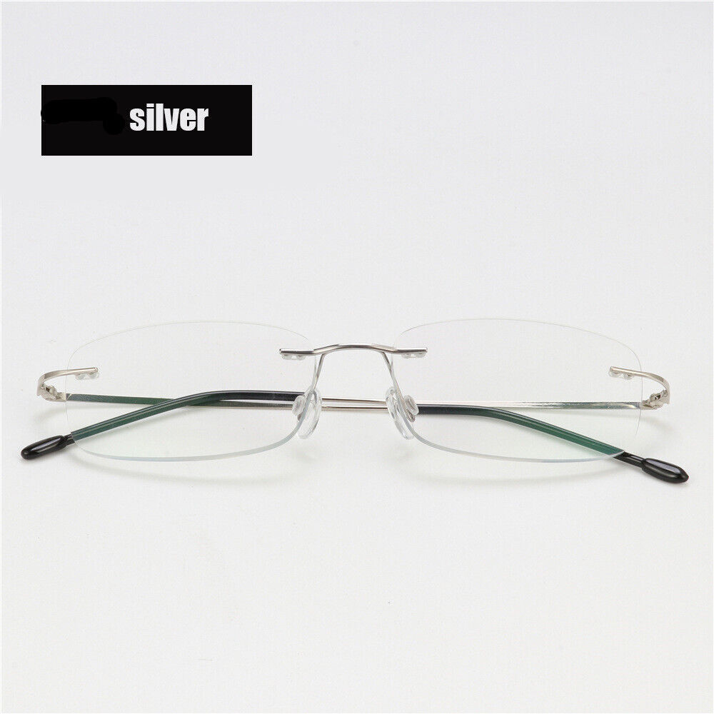 Ultralight reading glasses Rimless alloy Flexible frameless Reader ...