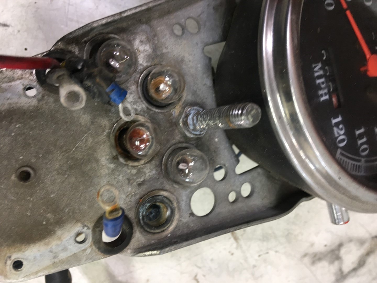 89 Harley Davidson FXSTS Springer Softail speedometer dash gauge meter ...