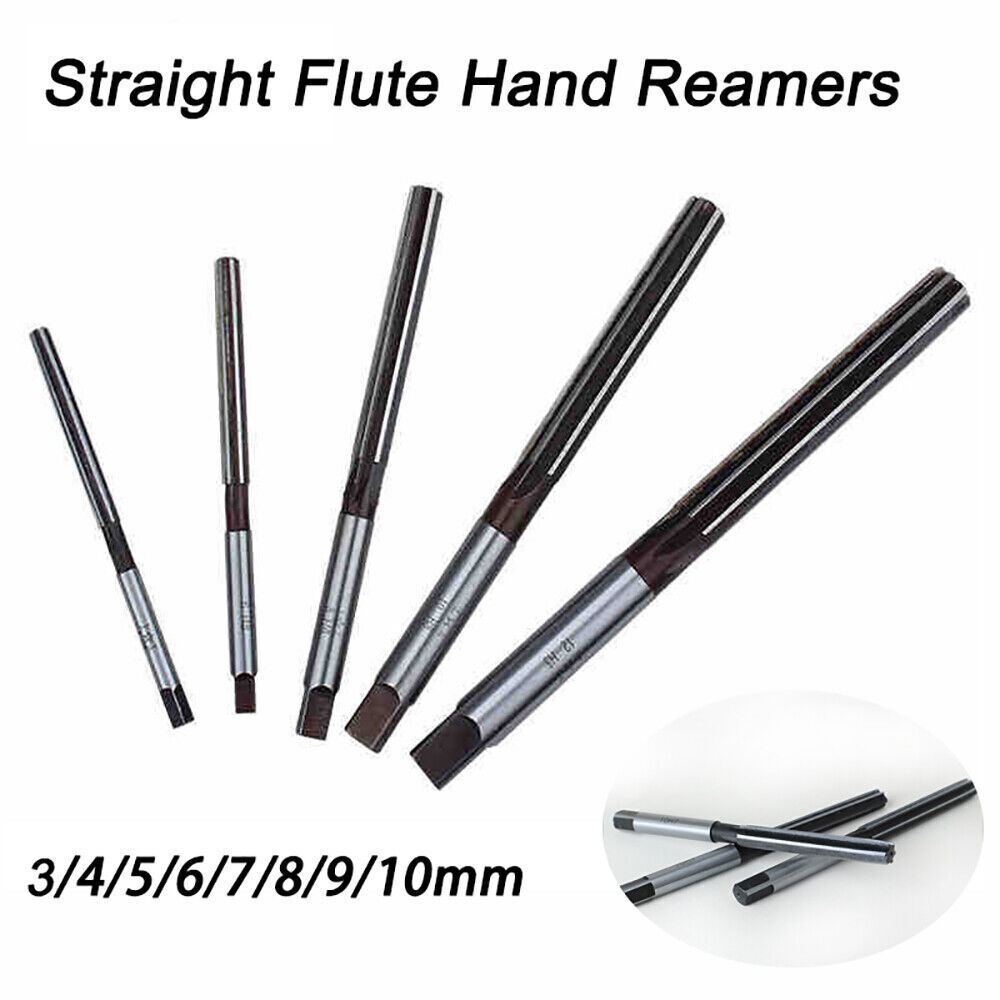 HSS Straight Flute Hand Reamers H7 Tolerance 3mm - 10mm Reamer Alloy ...