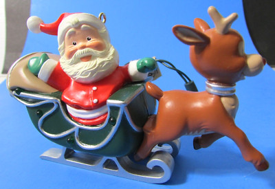Hallmark Magic Ornament 1989 RUDOLPH the RED~NOSED REINDEER **VIDEO ...