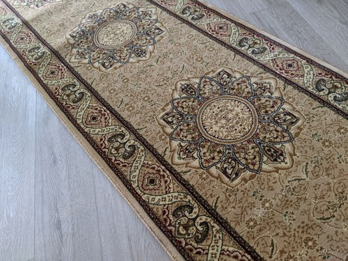 Traditional classical cream Hall-Runner heavy Density -Assorted Lengths ...