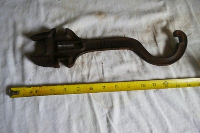 Antique 12" Odd Style Wrench Tool Marked 832A Lot 25-23-H3 | eBay
