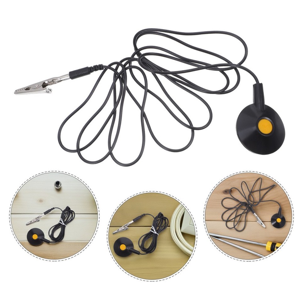 2 Pcs Anti Static Discharger Electrical Wire Grounding Esd Cable Anti ...