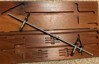 Starrett Co. C-251 Steel Beam Trammel Set Machinist tool | eBay