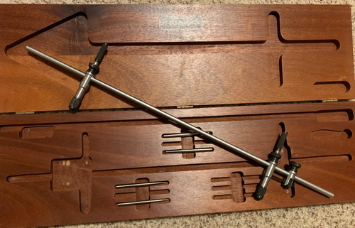 Starrett Co. C-251 Steel Beam Trammel Set Machinist tool | eBay