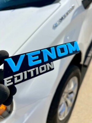 Venom Edition Emblem Car Badges Badass 3D Sticker Decal Multicolor | eBay