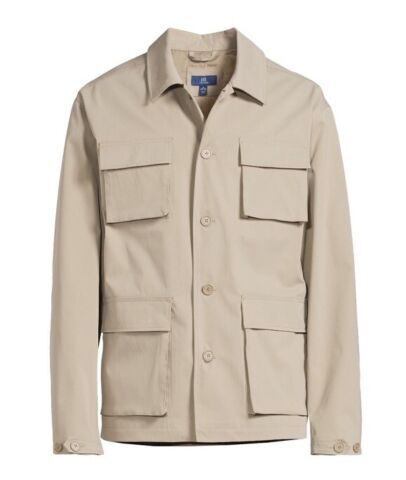 George Mens Utility Jacket, Black or Stonewash, New | eBay