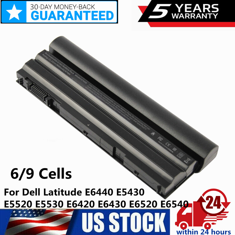 6/9 Cell Battery For Dell Latitude E6540 E6530 E6440 E6430 E6420 312 ...