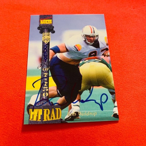 Rob Waldrop .. ROOKIE AUTO 5069/7750 .. Arizona Wildcats / Chiefs ...