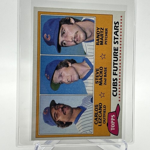 1981 Topps Cubs Future Stars Rookie Baseball Card #381 NM-Mint FREE ...