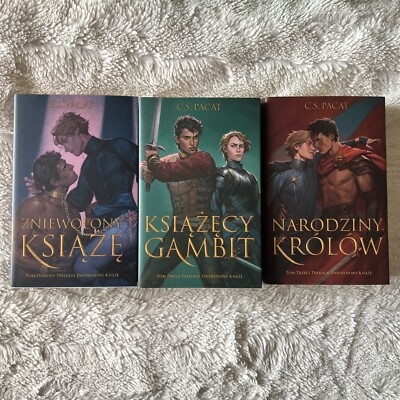 NEW Polish Captive Prince Series Books 1-3 by C.S. Pacat with Dust ...