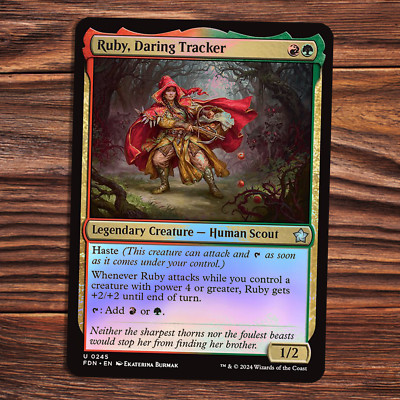 Ruby, Daring Tracker - FOIL - Foundations - Magic the Gathering | eBay