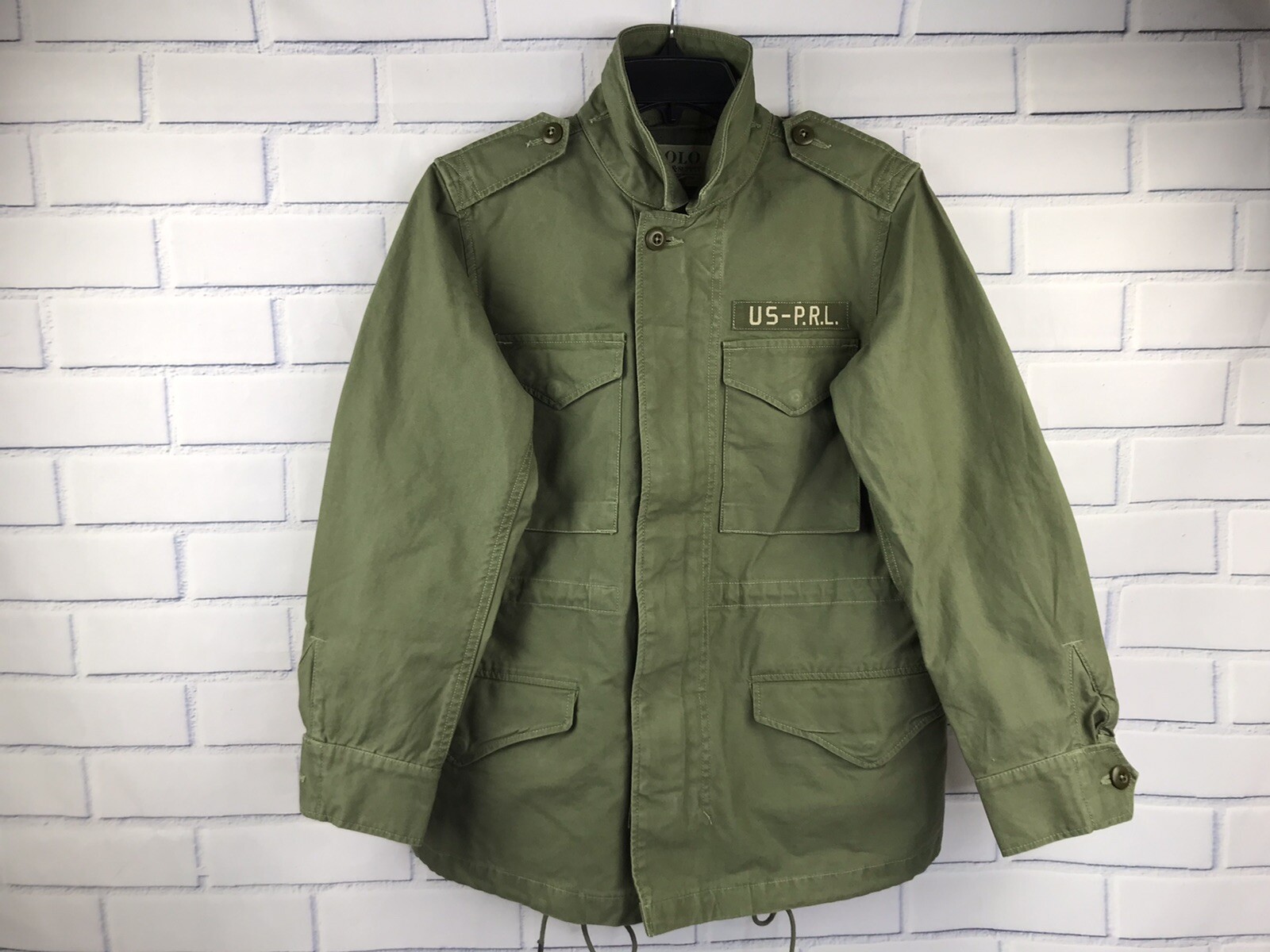 Polo 211846846001 Cotton Surplus Broken-Twill Military Jacket Army ...