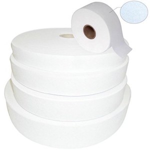 100mtrs x 25mm/38mm/50mm/63mm WHITE THICK INTERLINING BUCKRAM ROLLS ...
